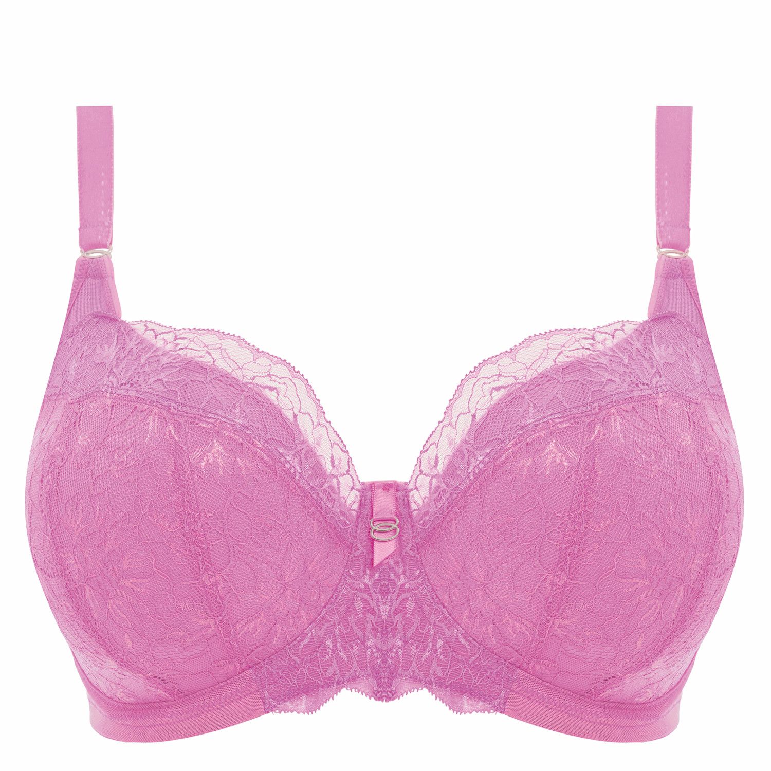 Elomi Brianna Uw Padded Half Cup Bra Very Pink Lumingerie Bras And Underwear For Big Busts