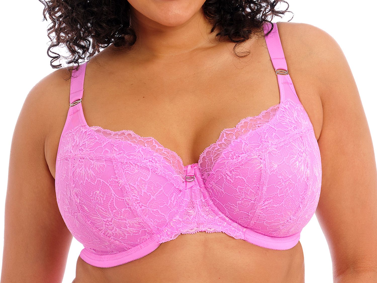 Elomi Brianna Uw Padded Half Cup Bra Very Pink Lumingerie Bras And Underwear For Big Busts