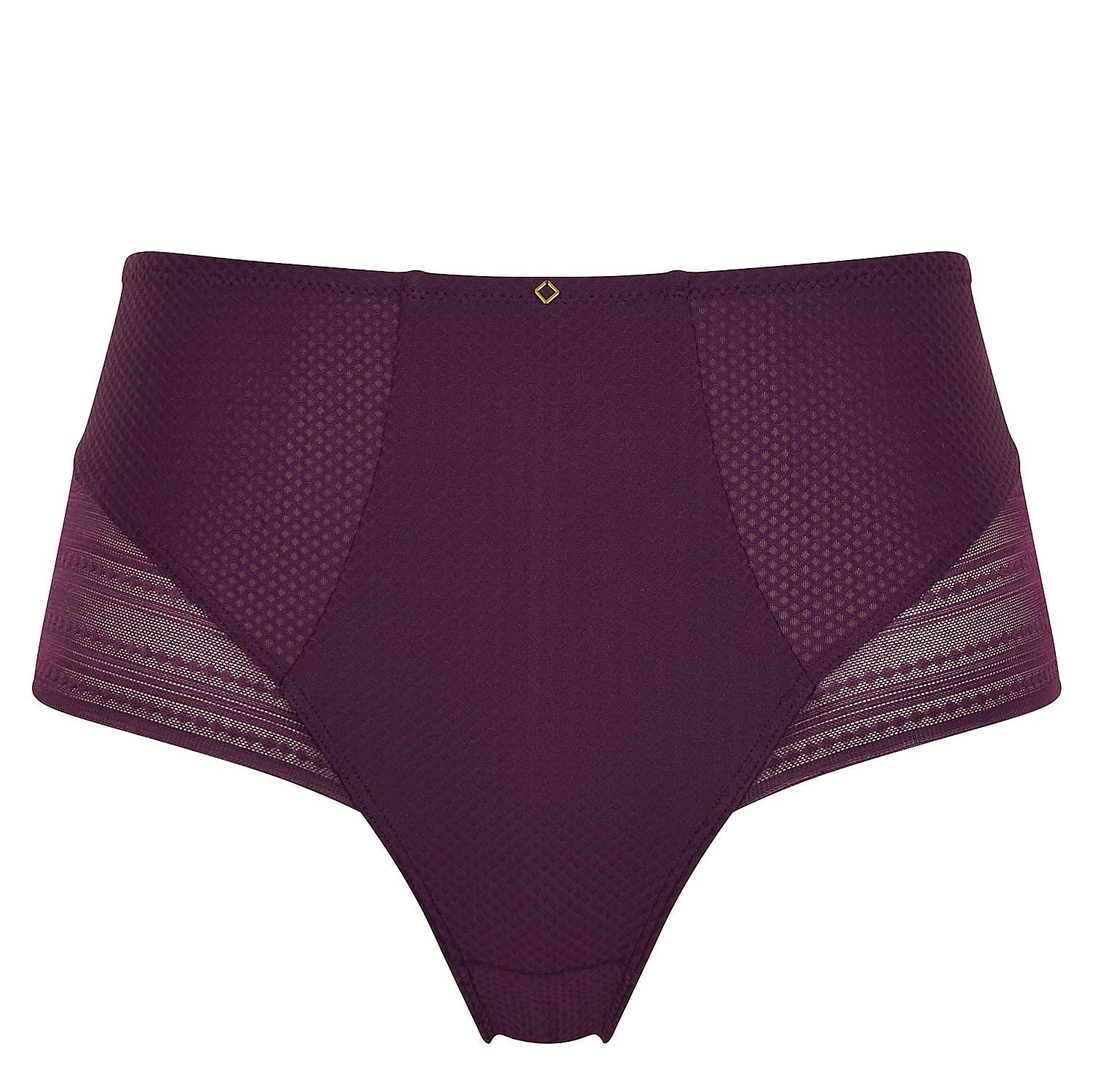 Panache Serene High Waist Brief Aubergine | Lumingerie bras and ...